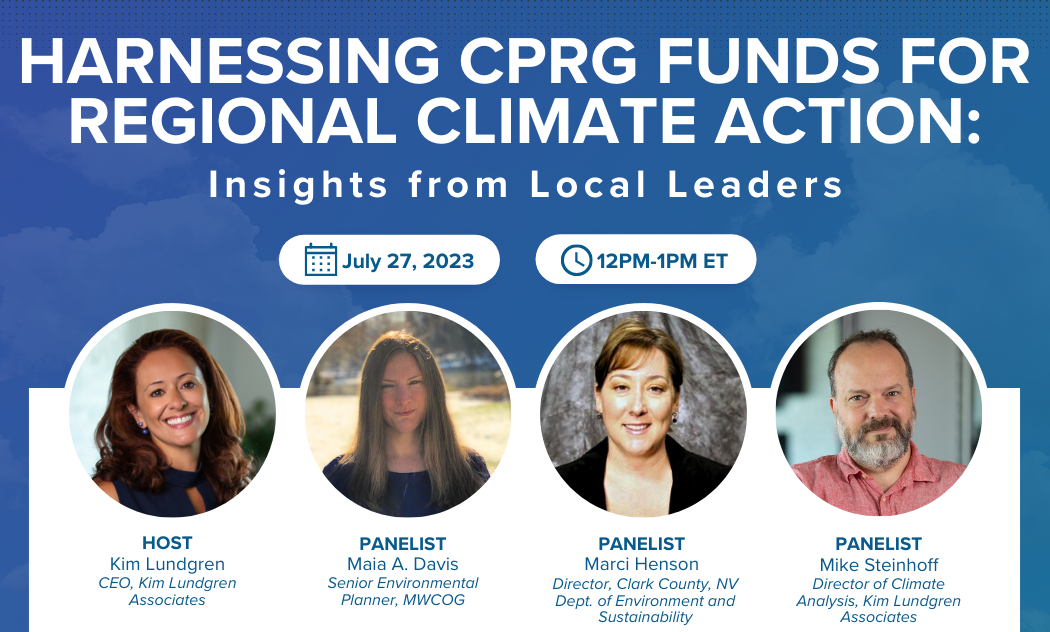 Webinar: Harnessing CPRG Funds for Regional Climate Action